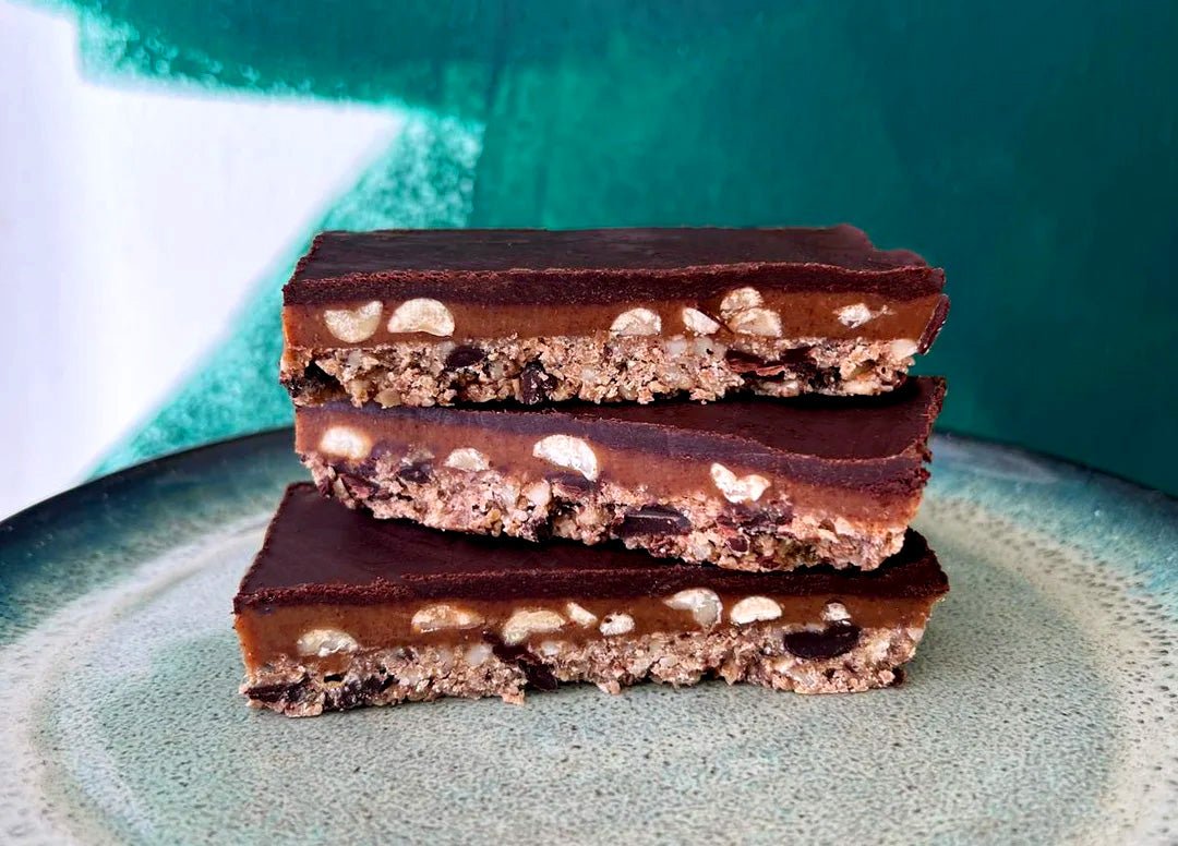 CBD Salted Peanut Caramel Slice - Little Collins CBD